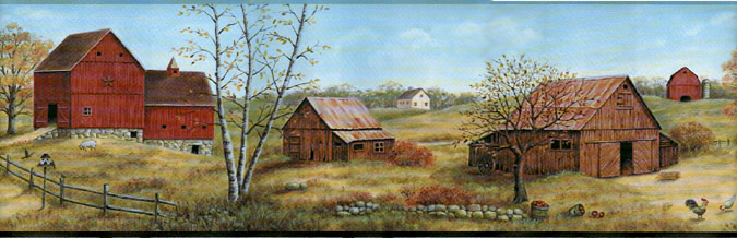 🔥 Free download Amish Quilts Rustic Folk Art Houses Laundry Wall ...