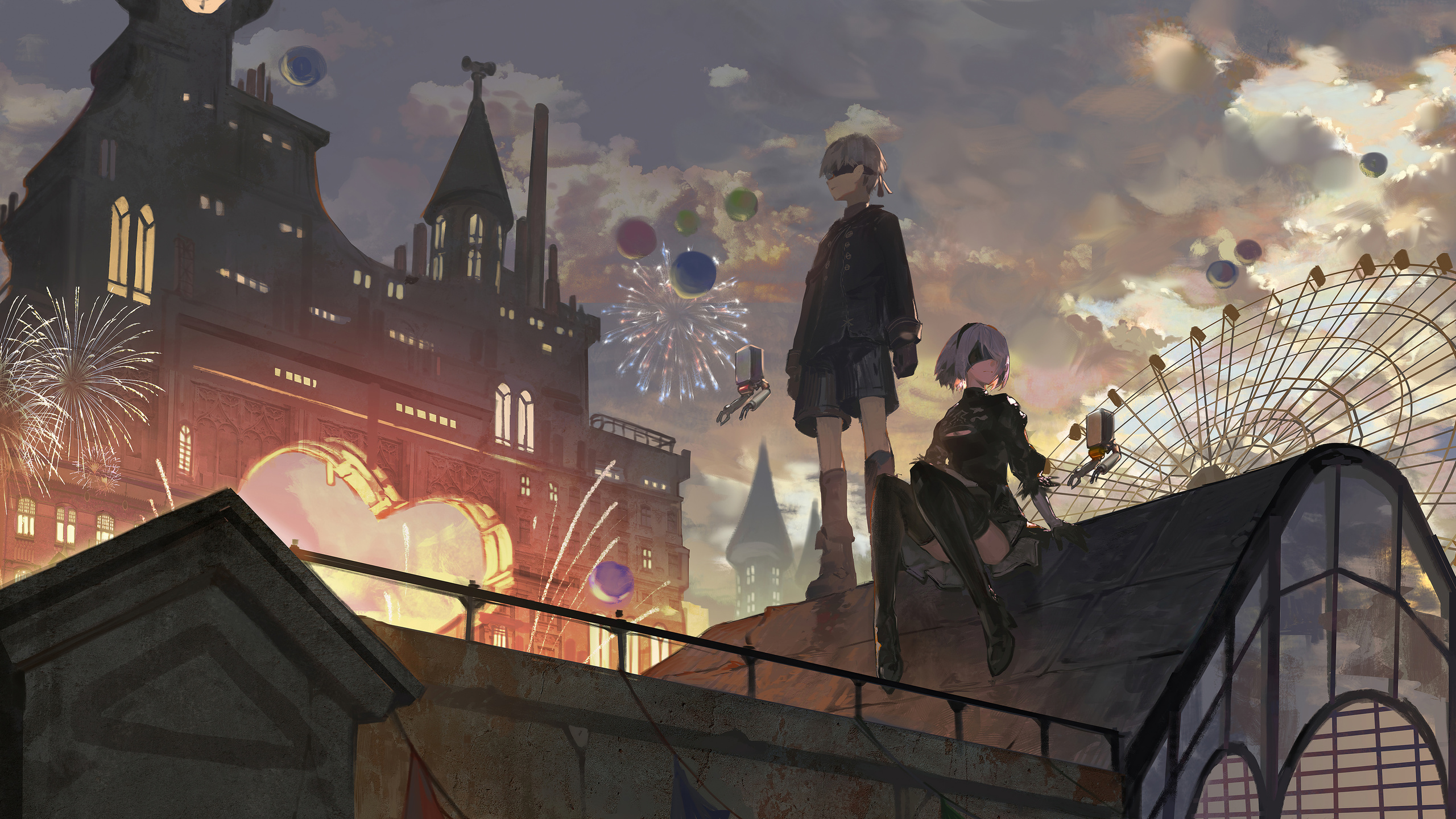 🔥 Free Download 2b Nier Automata 9s 1440p Resolution Hd 4k Wallpaper ...