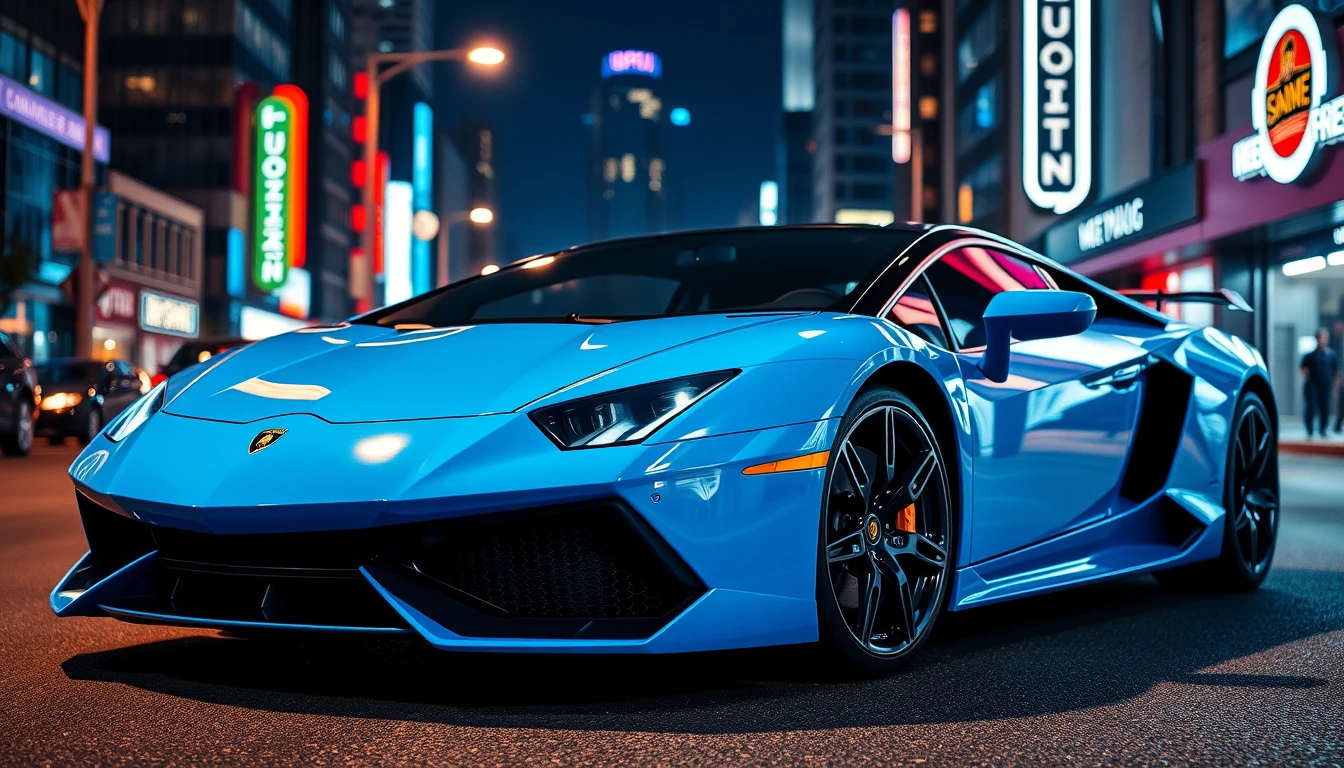 🔥 Free Download Neon Blue Lamborghini Wallpaper by @scottthompson ...