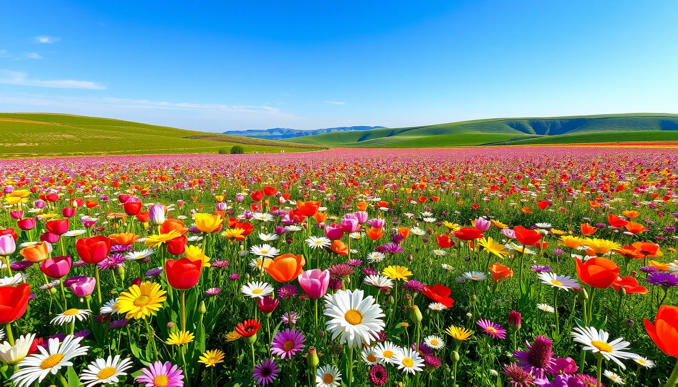 🔥 Free Download Spring Flower Fields Wallpaper by @kdavis82 ...