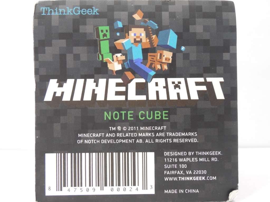 🔥 Free Download Amazon Thinkgeek Inc Minecraft Note Cube Toys Games by ...
