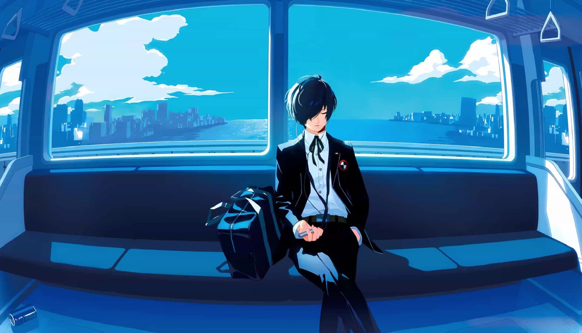 🔥 Free Download Makoto Yuki In The Train Persona Reload Live Wallpaper ...