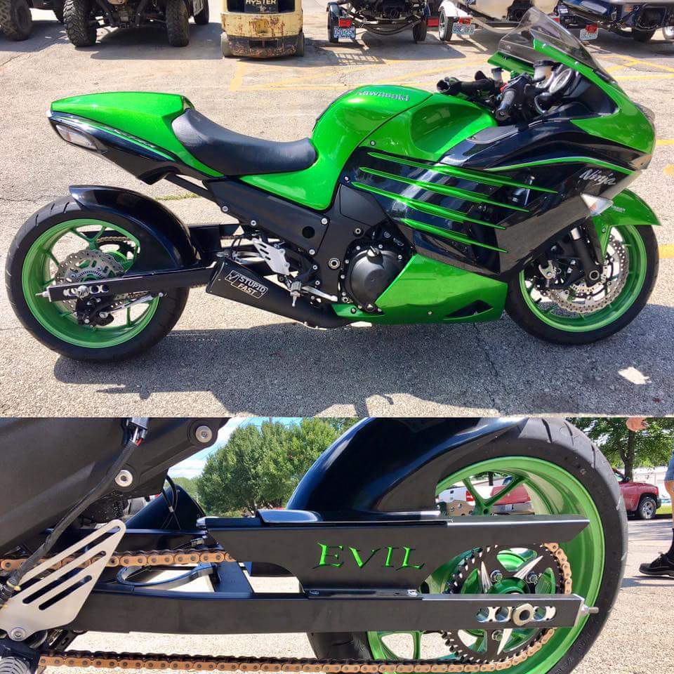 🔥 Free Download Green Kawasaki Zx zx14r Pictures Mods Upgrades by ...