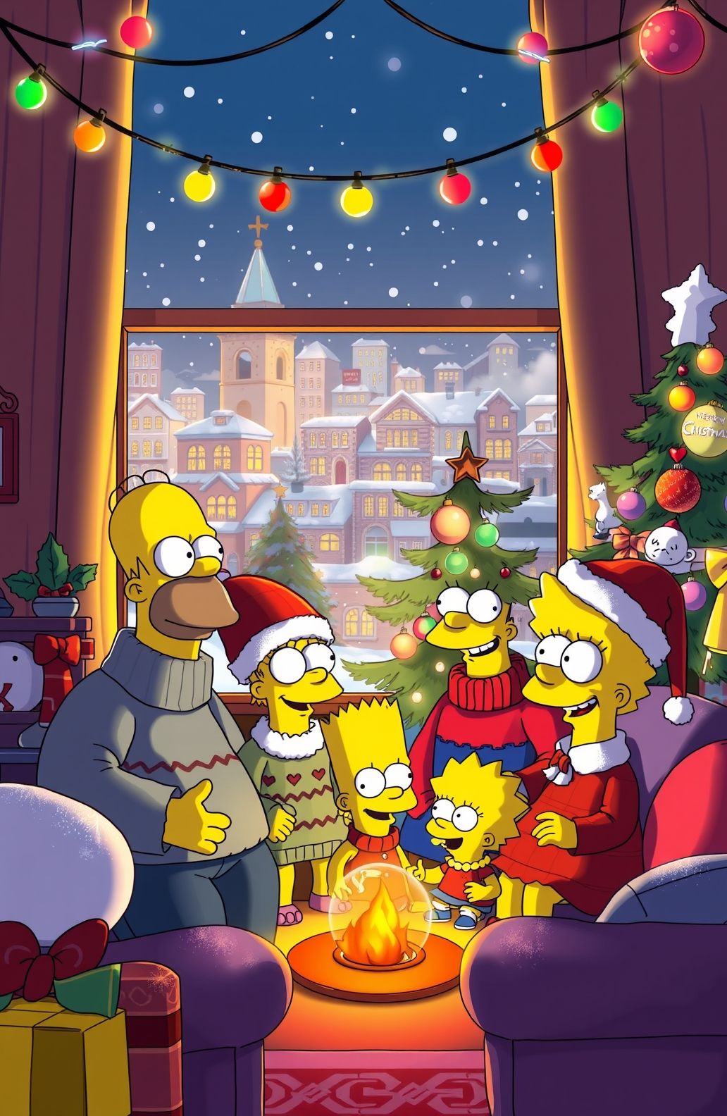 🔥 Free Download Simpsons Christmas Wallpaper by @dcoleman | WallpaperSafari