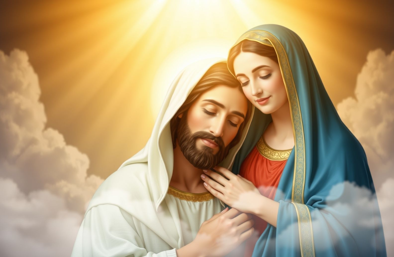 🔥 Free Download Jesus Christ Mother Mary Wallpaper by @monicaa84 ...