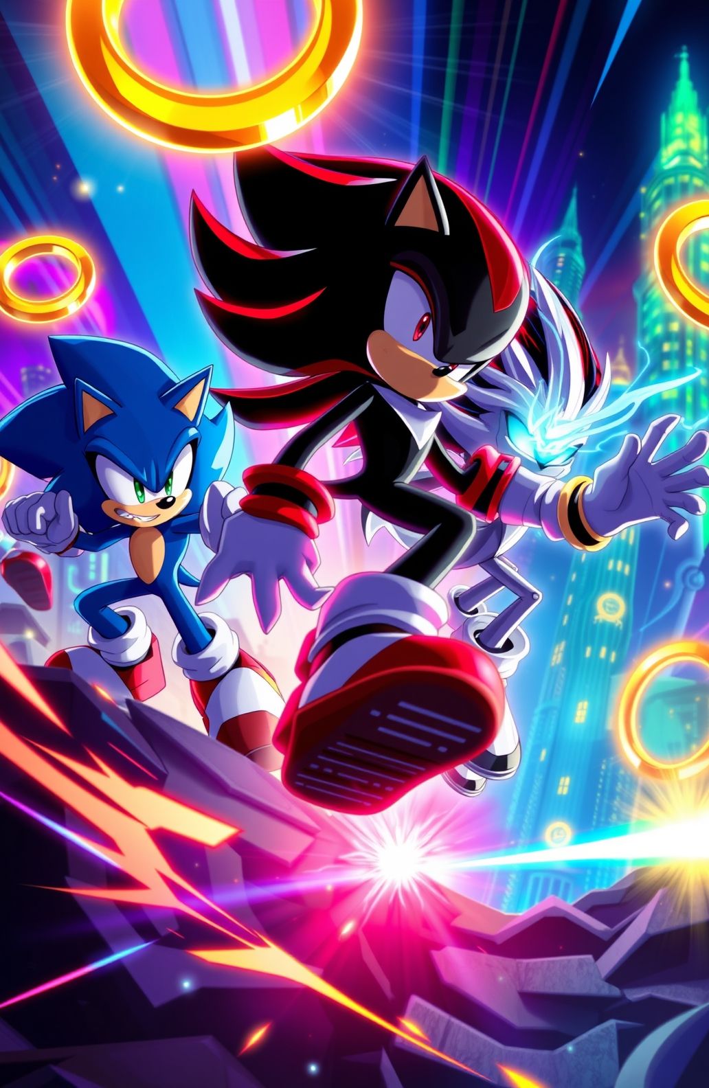 🔥 Free Download Sonic Shadow And Silver Wallpaper by @jefferym56 | WallpaperSafari