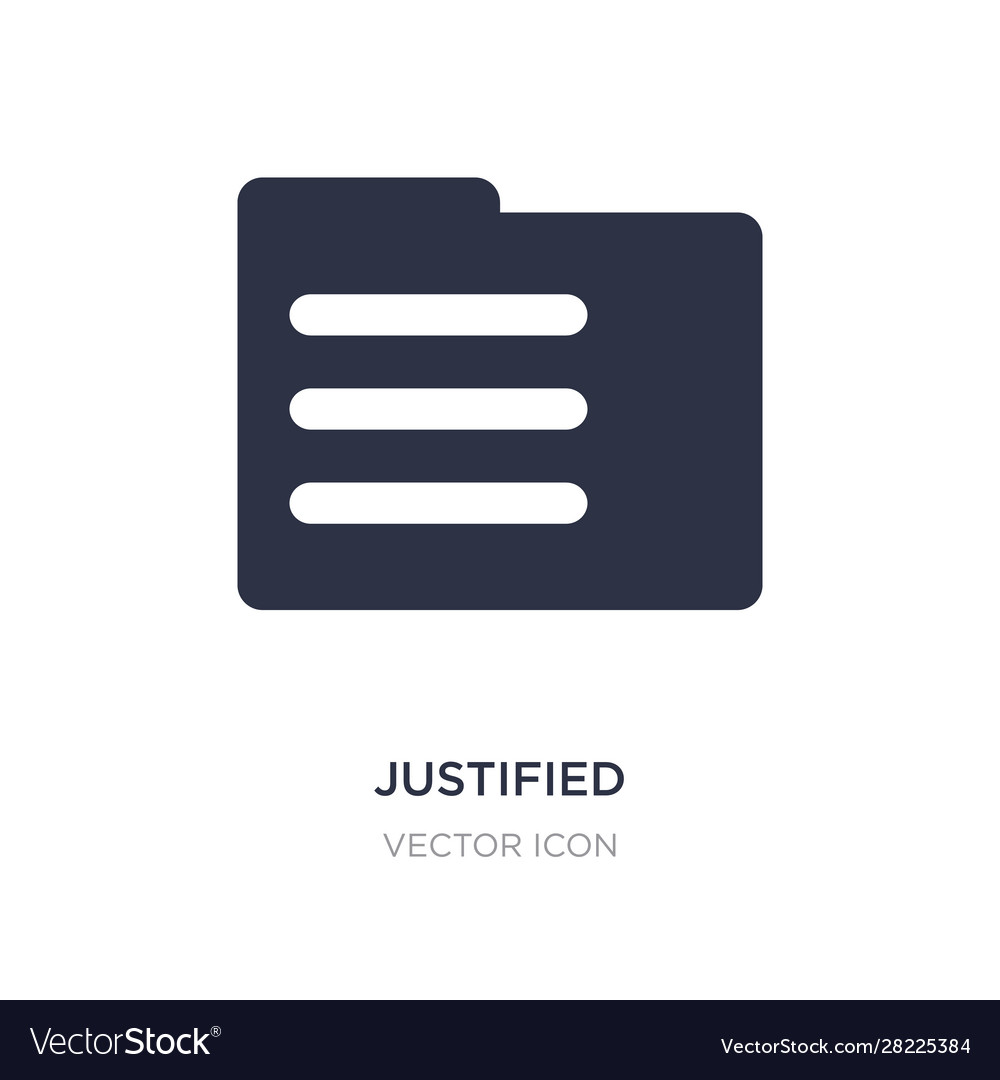 Free download Justified icon on white background simple element Vector ...