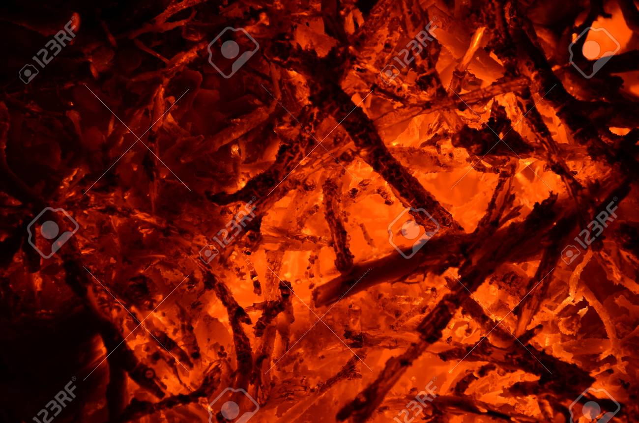 🔥 Free download Burning And Smoldering Wooden Branches Like A ...