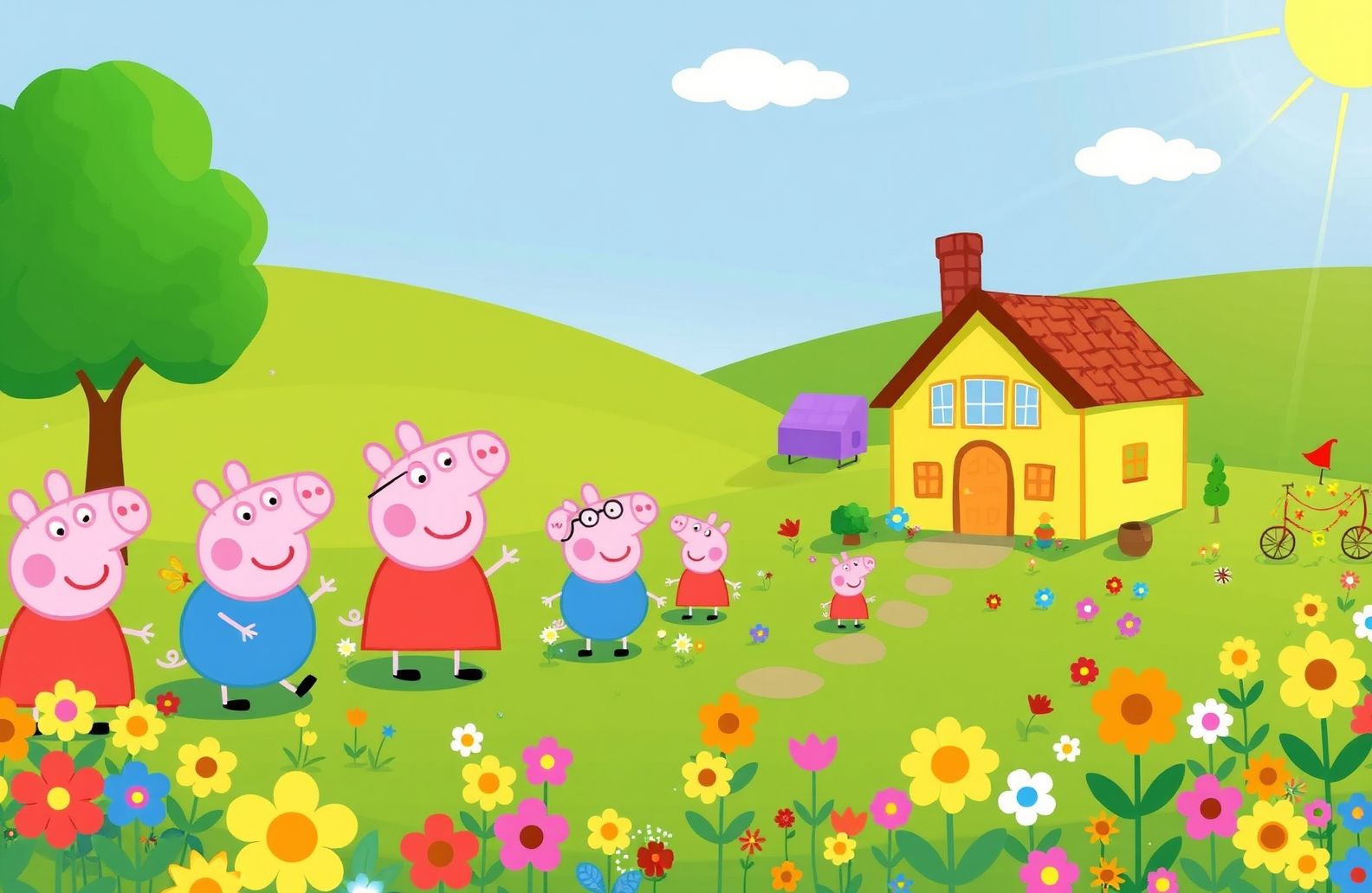 🔥 Free Download Peppa Pig House Hd Wallpaper by @johnw42 | WallpaperSafari
