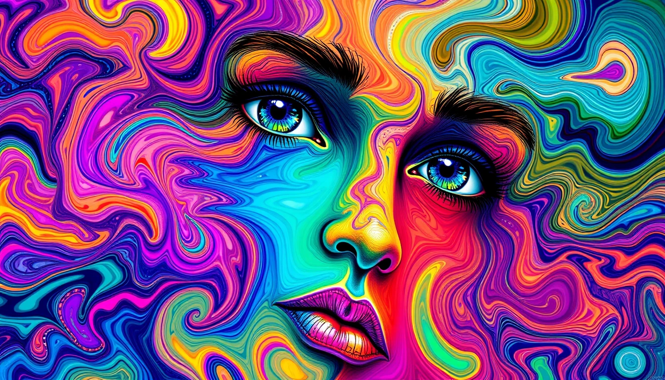 🔥 [40+] Trippy Face Wallpapers | WallpaperSafari