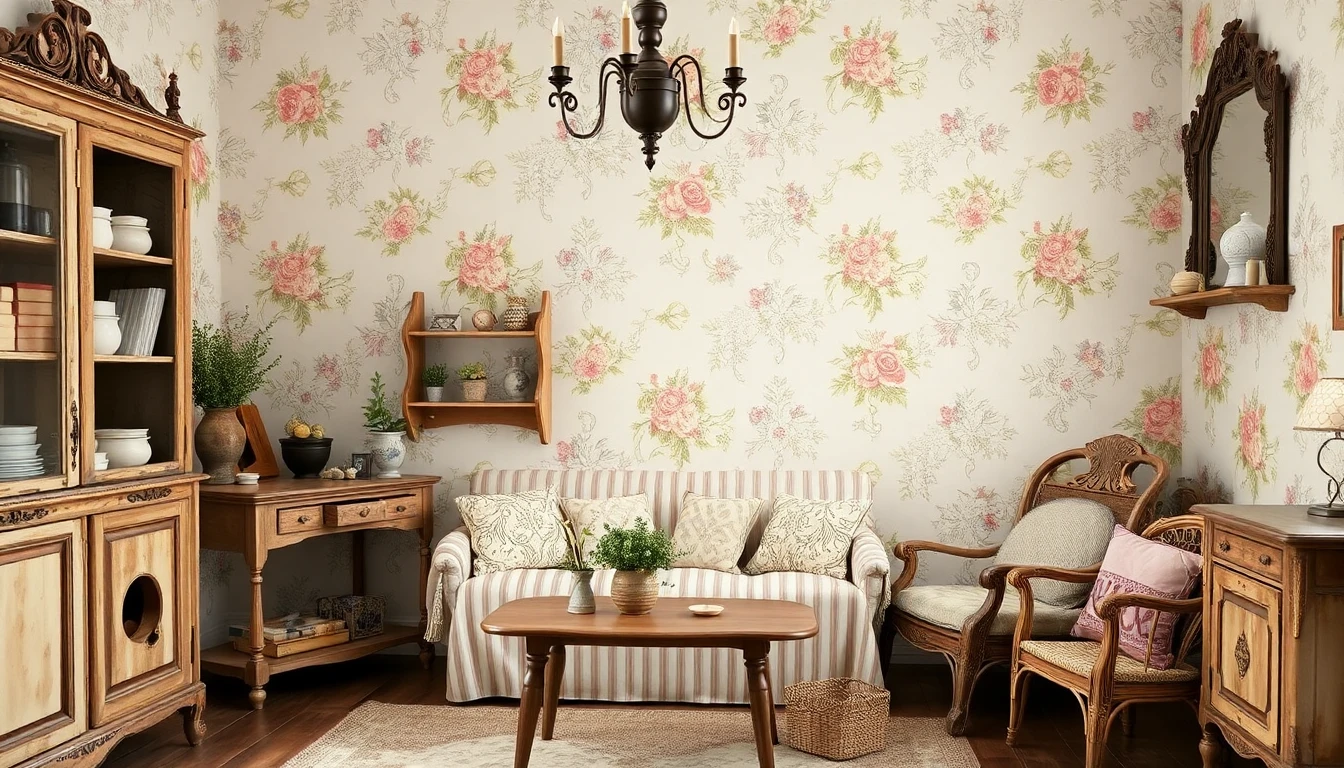 🔥 Free Download French Provincial Wallpaper by @jasmineh82 ...