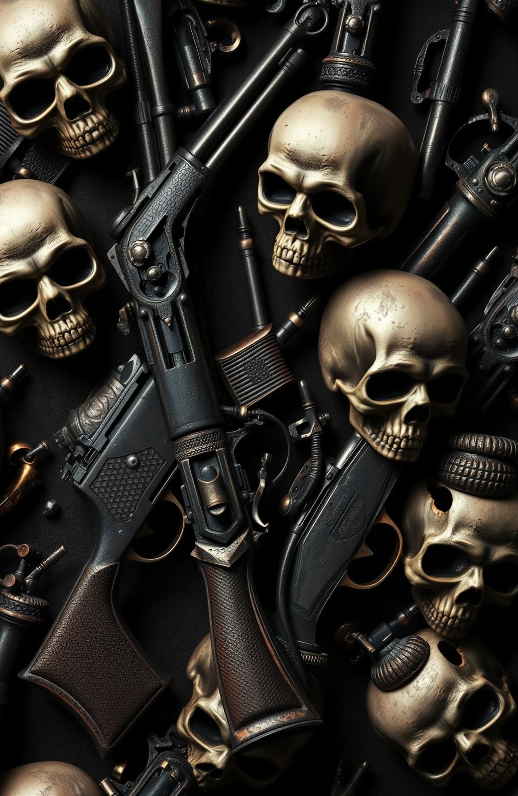 🔥 Free Download Skulls And Guns Wallpaper by @kayleek24 | WallpaperSafari