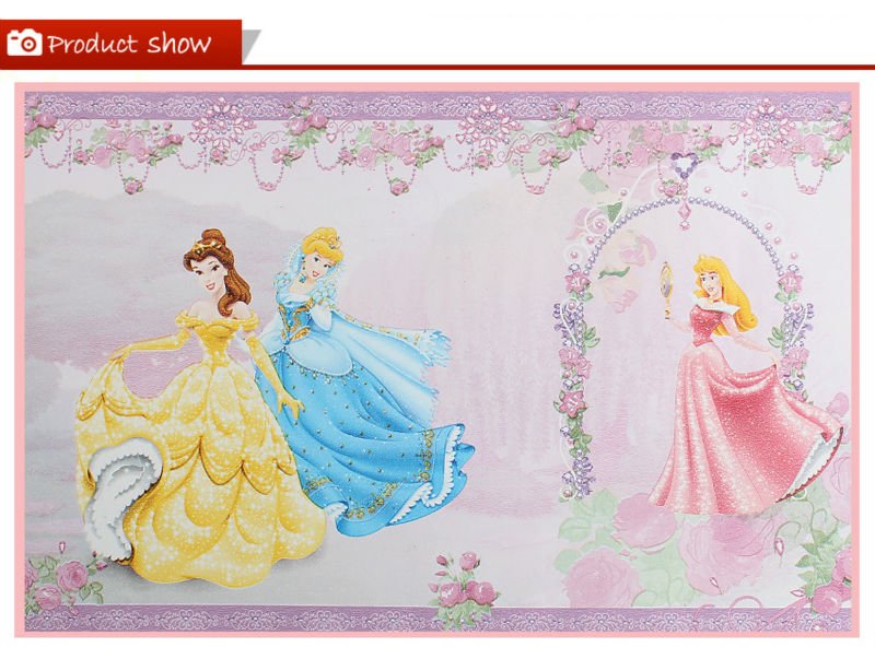 Pink Cinderella Wallpaper Border
