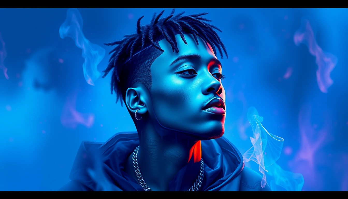 🔥 [50+] XXXTentacion Blue Wallpapers | WallpaperSafari