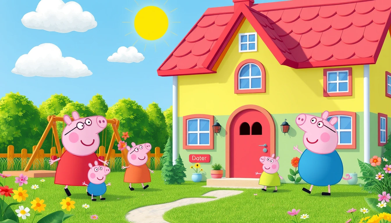 🔥 [90+] Peppa Pig House HD Wallpapers | WallpaperSafari