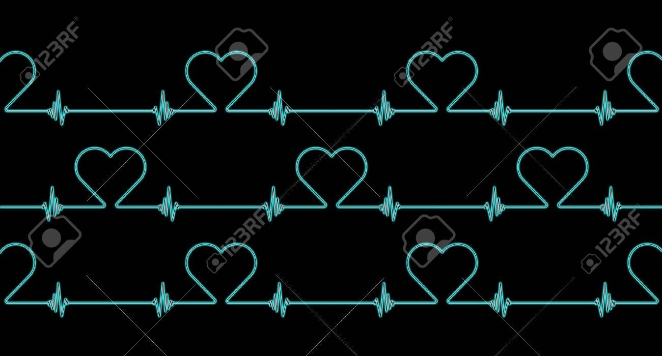 Free download Heart cardio background Heart pulsating rhythm graph ...