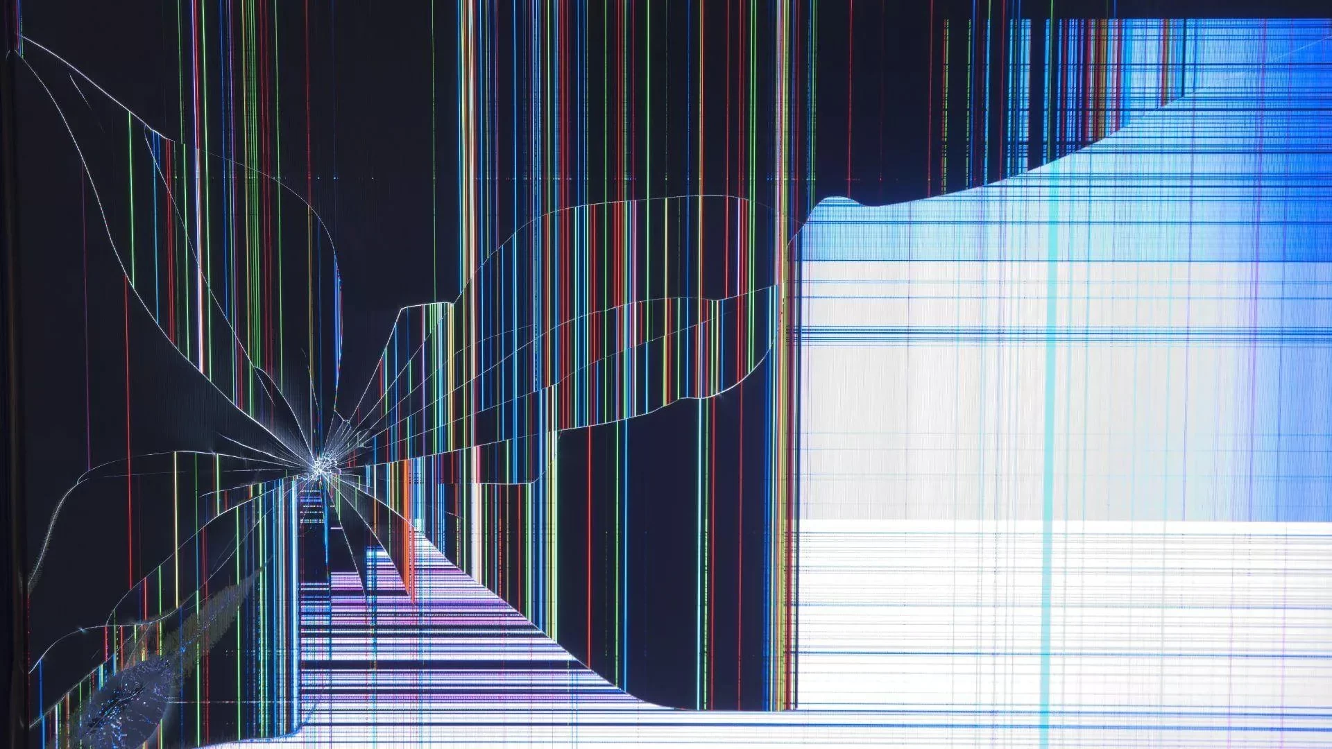 🔥 Download Broken Screen Wallpaper On by @richardf | Broken Laptop ...