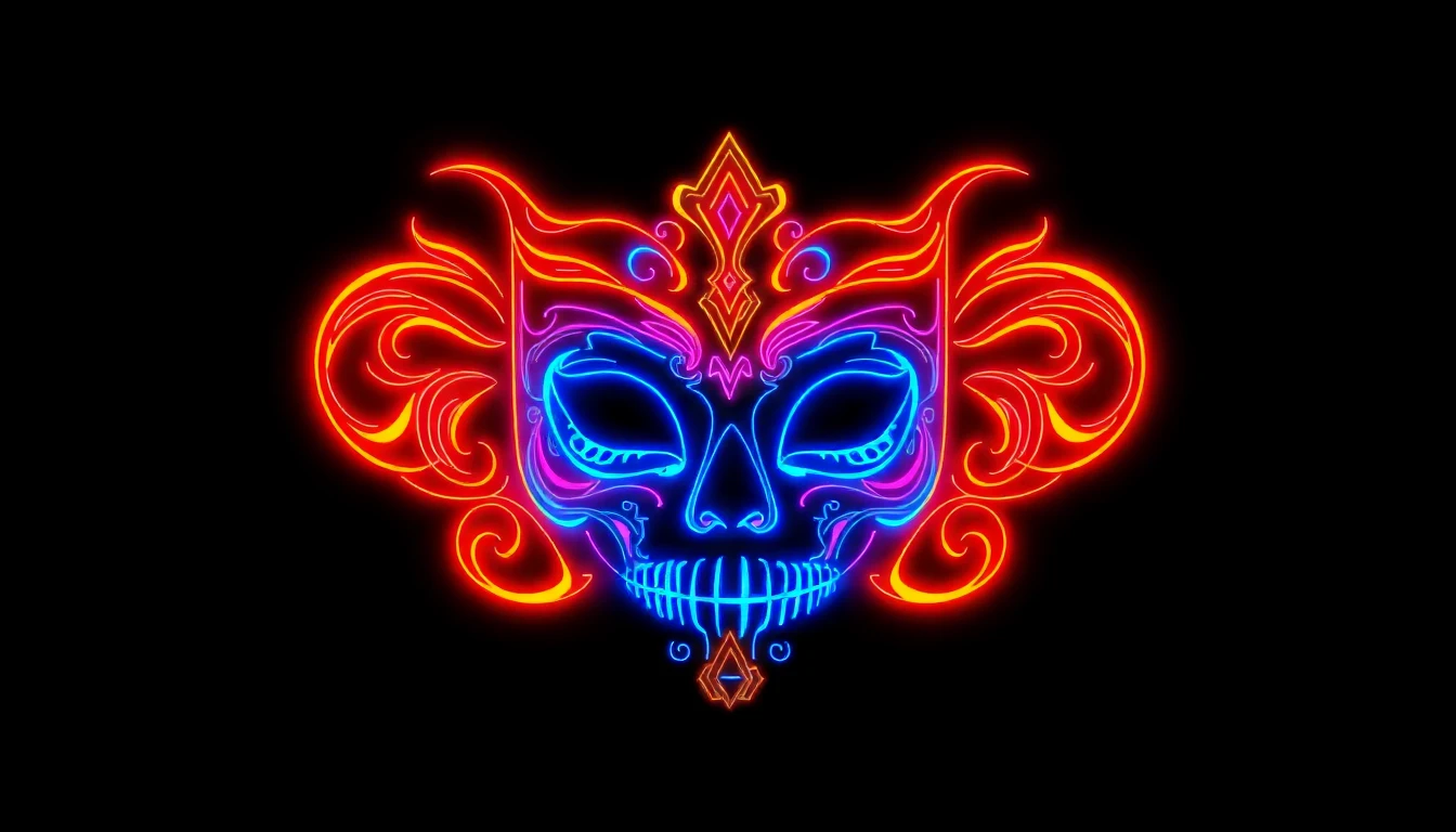 🔥 [40+] Neon Mask Wallpapers | WallpaperSafari