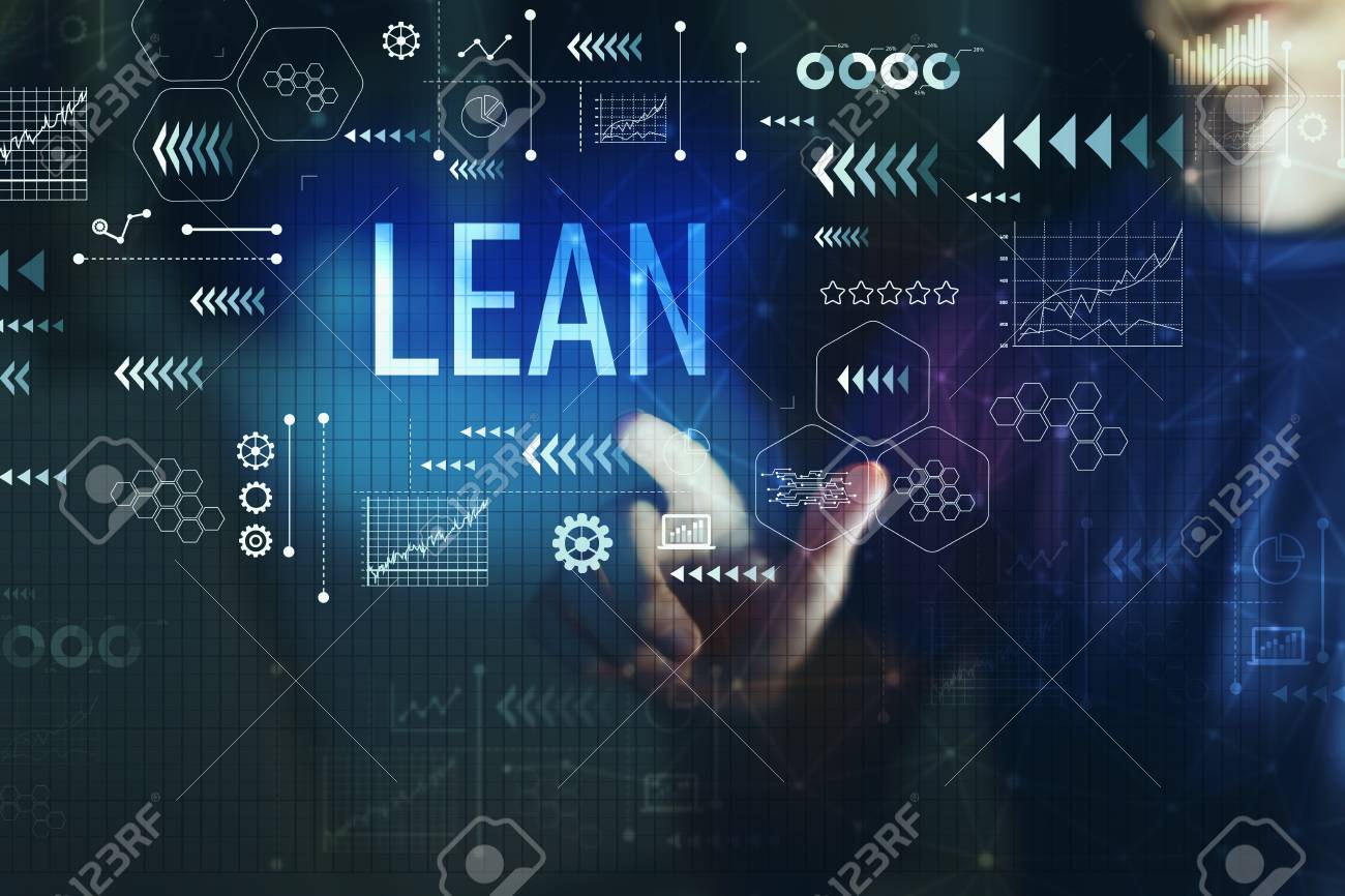 🔥 Free download Lean Production Concept With Globe On Blue World Map ...