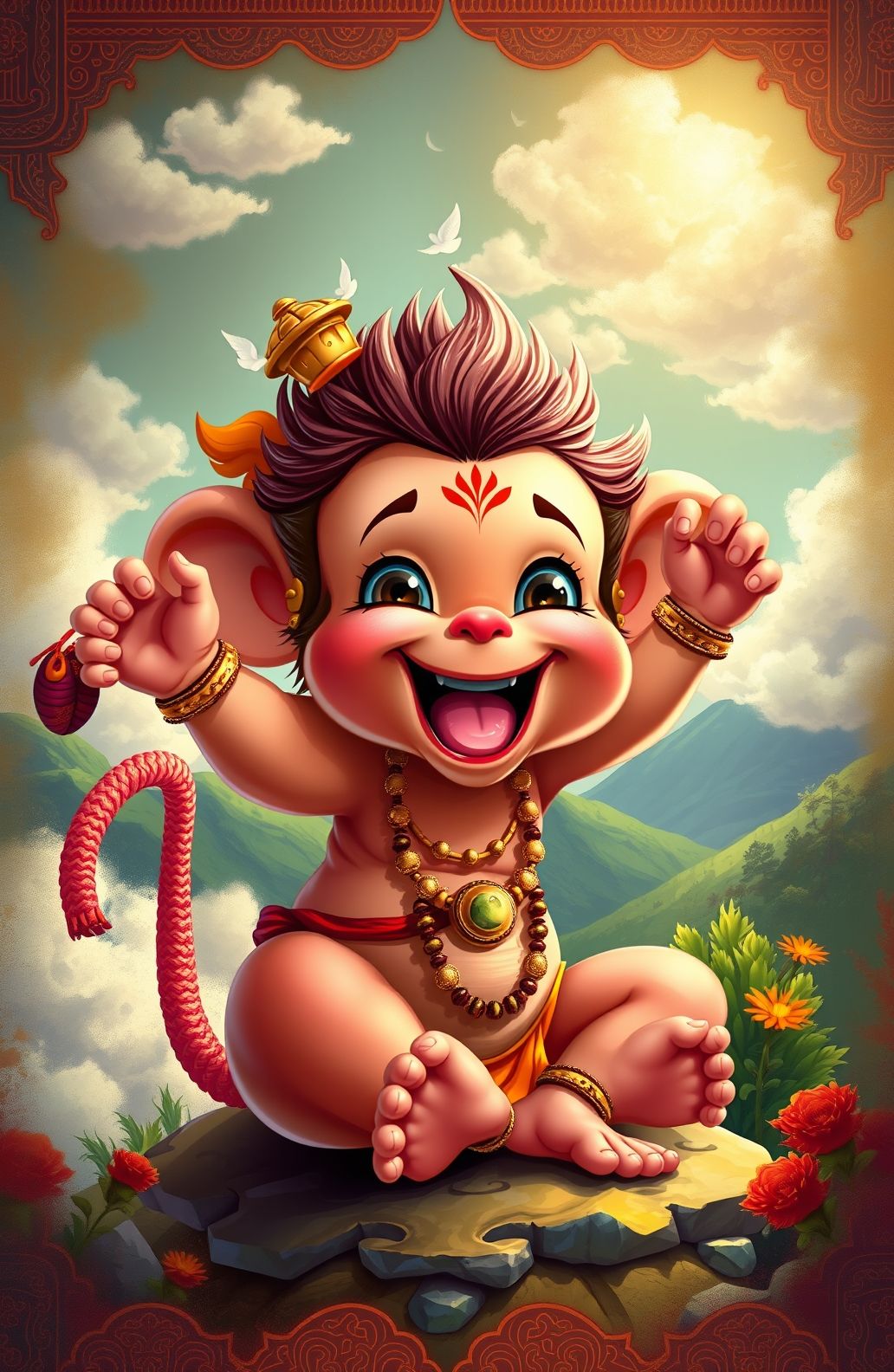 🔥 Free Download Baby Hanuman Wallpaper by @dvazquez45 | WallpaperSafari