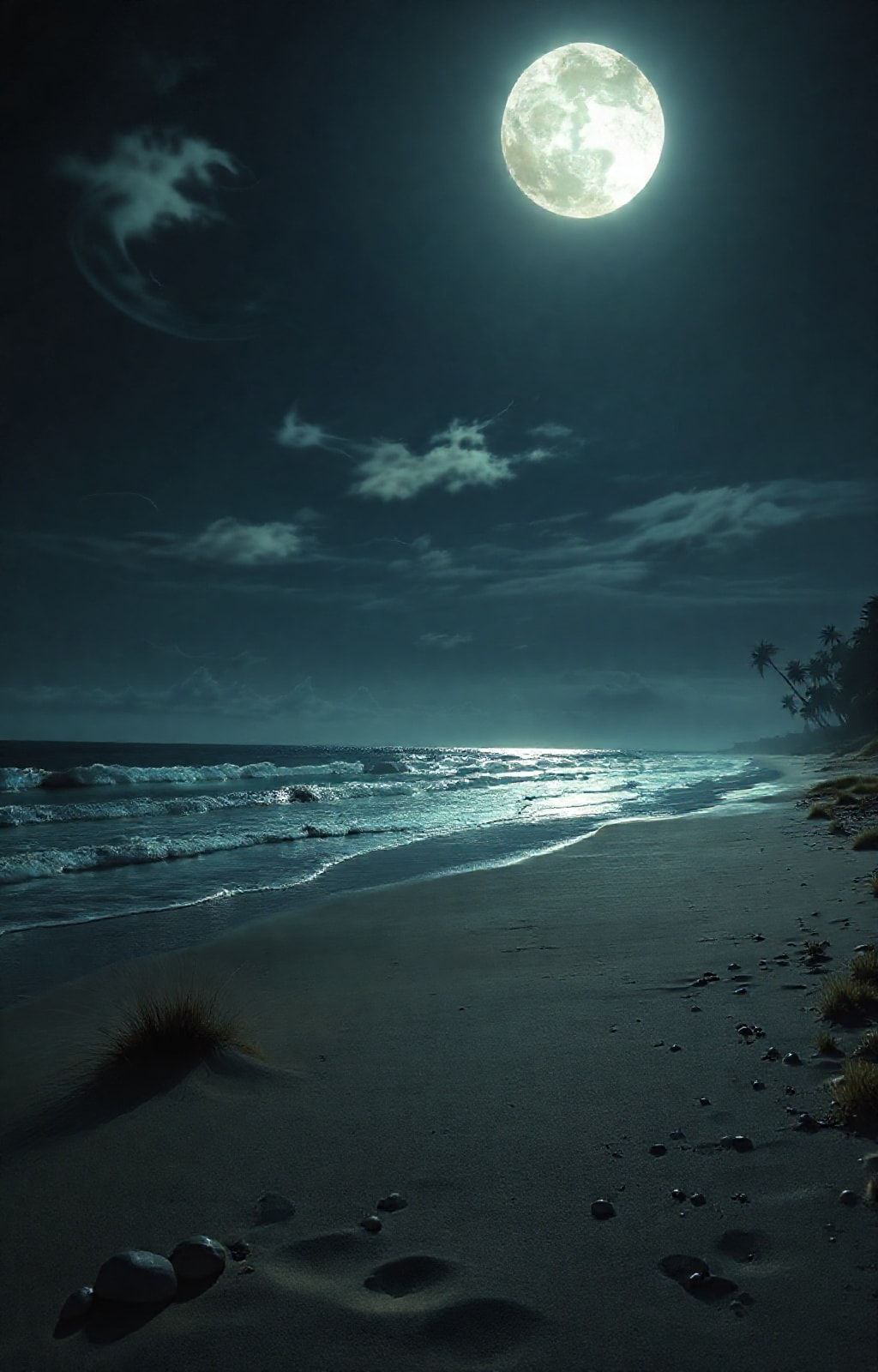 🔥 [50+] Beach Moon Wallpapers | WallpaperSafari