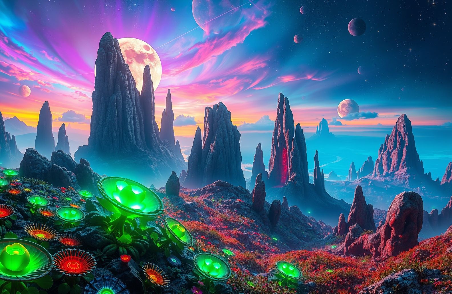 🔥 Free Download Alien Planet Landscapes Wallpaper by @johnd71 ...