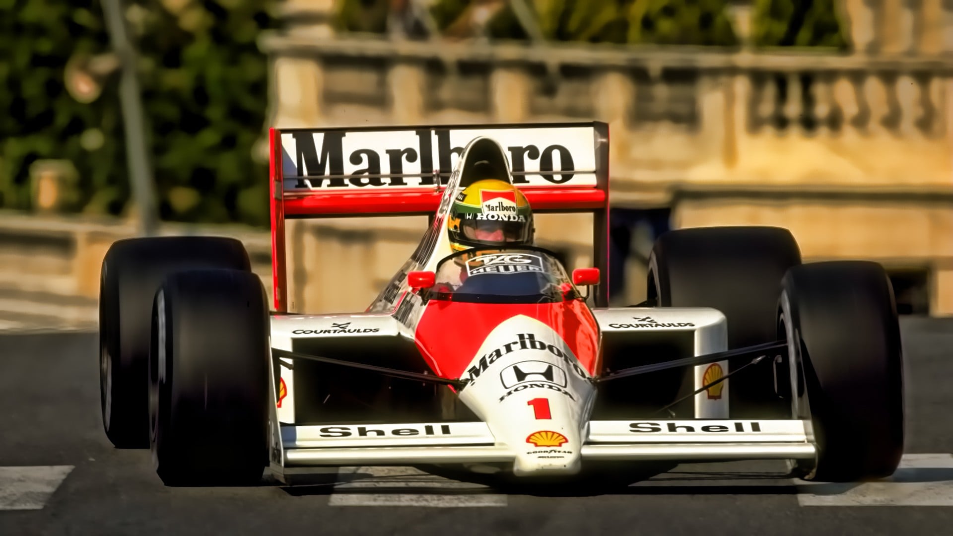🔥 Free Download Ayrton Senna Formula Mclaren f1 Monaco Marlboro Racing Wallpaper by @ivanm32 ...