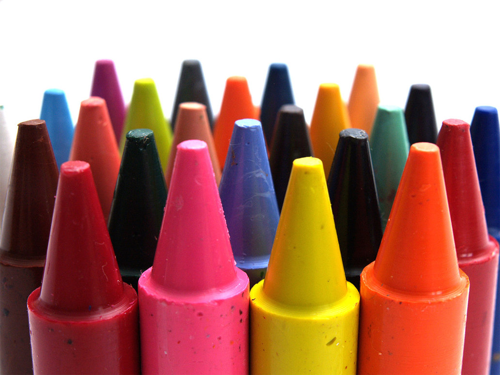 Crayon Art Wallpaper