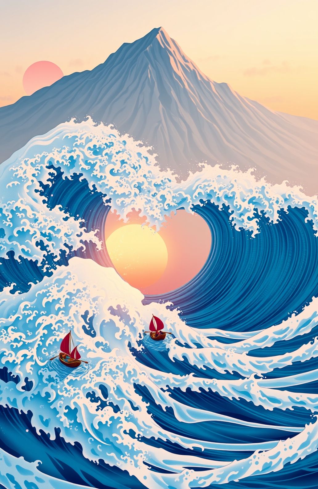 🔥 Free Download Great Wave Off Kanagawa Wallpaper by @johnkoch | WallpaperSafari