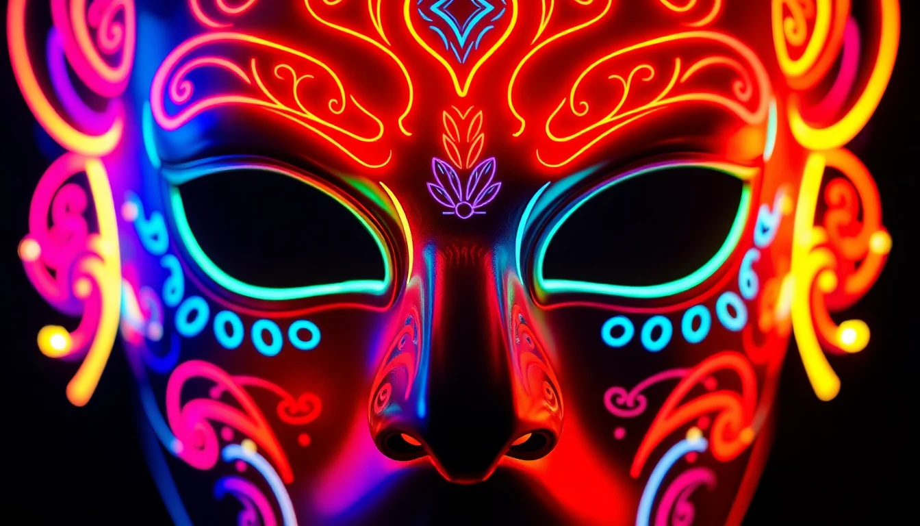 🔥 [30+] Neon Mask Wallpapers | WallpaperSafari