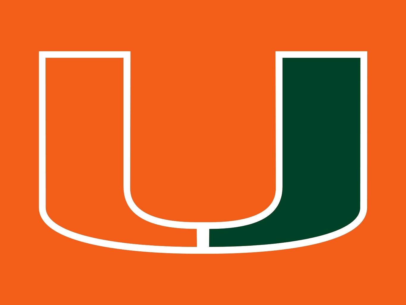 🔥 Free Download University Of Miami Football Wallpaper Group by ...