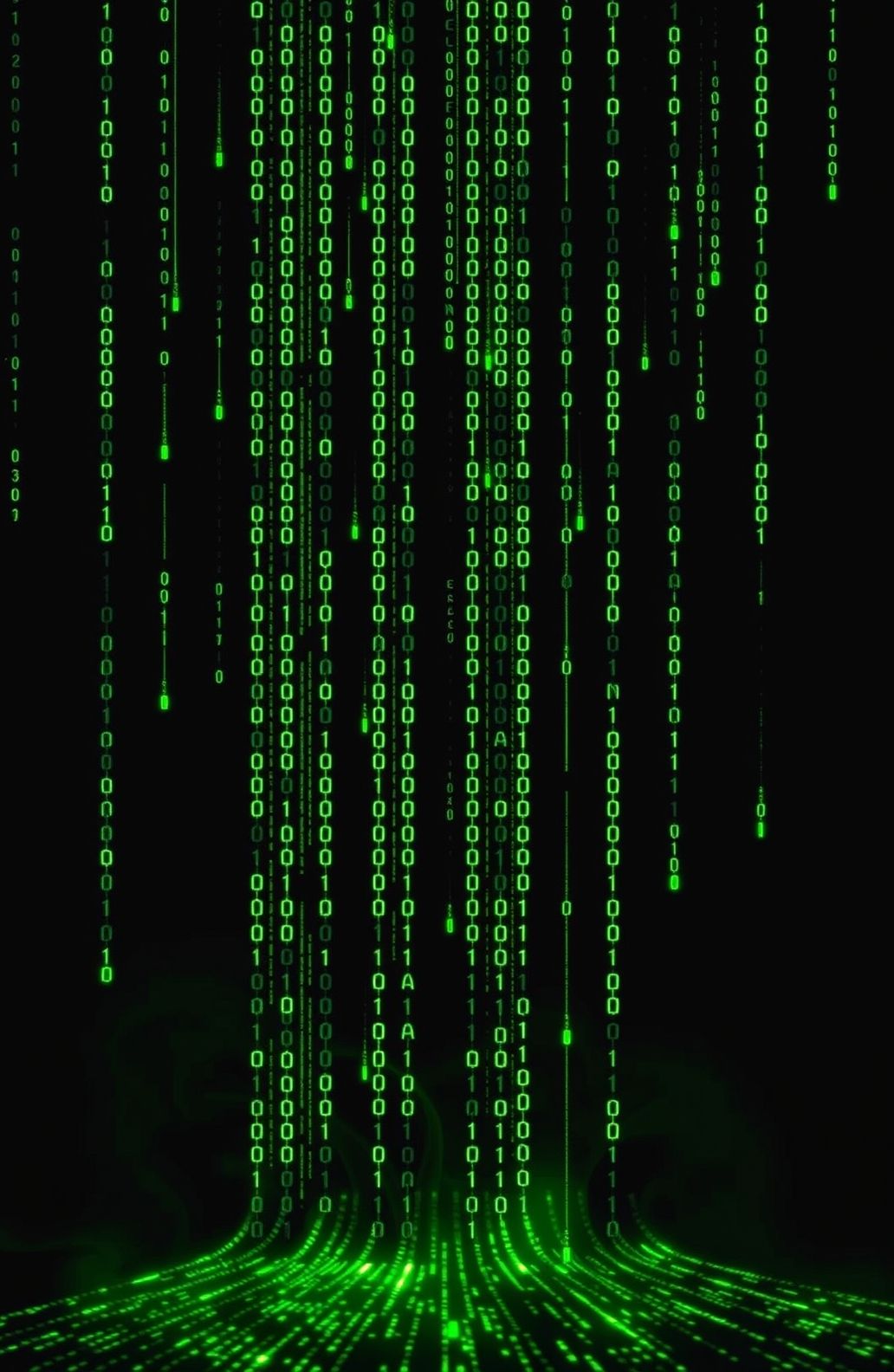 🔥 Free Download Matrix Binary Code Falling Wallpaper by @amckenzie ...