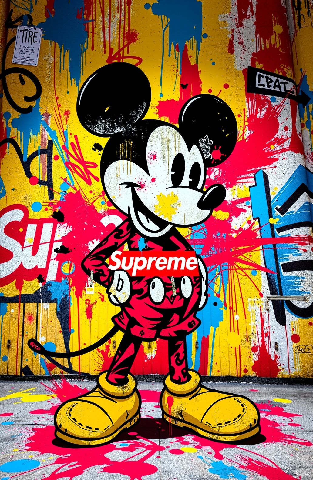 🔥 Free Download Supreme Mickey Mouse Wallpaper by @claytonmartin ...