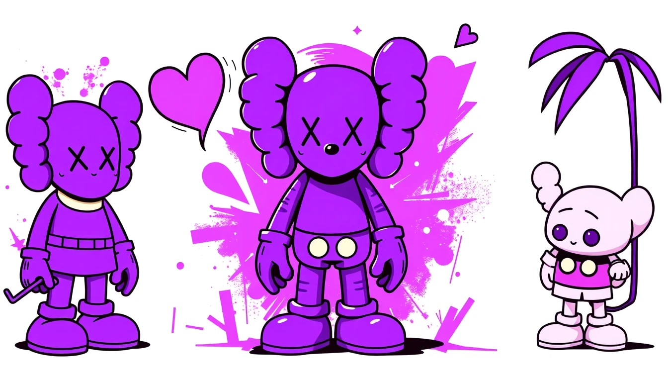 🔥 [50+] Kaws Purple Wallpapers | WallpaperSafari