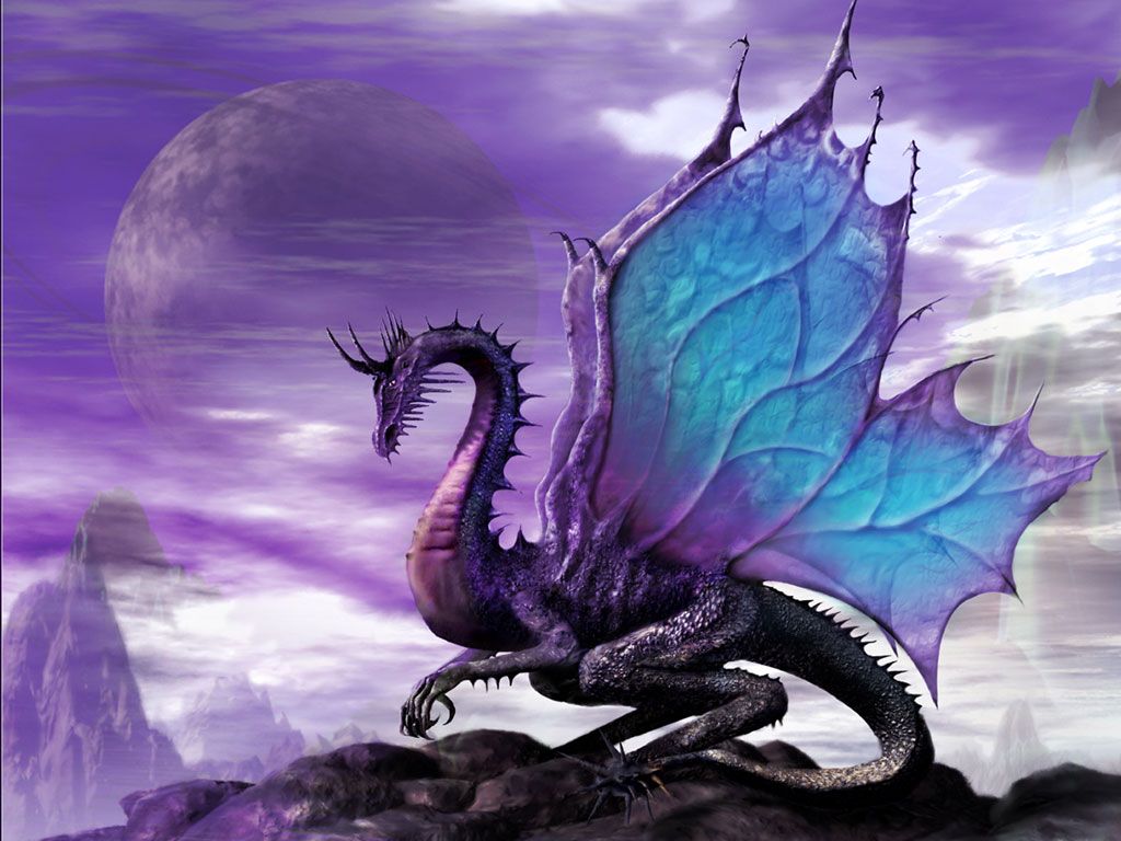 🔥 Free Download Beautiful Dragon Background Fantasy Is Sitting On Rock ...