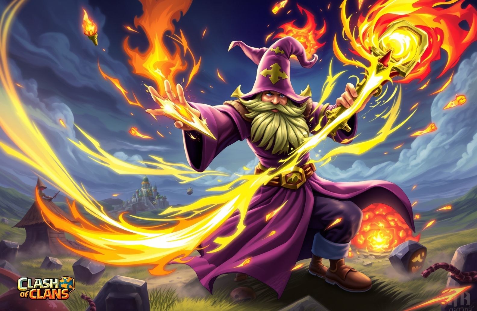 🔥 Free Download Clash Of S Wizard Wallpaper by @stephenli | WallpaperSafari