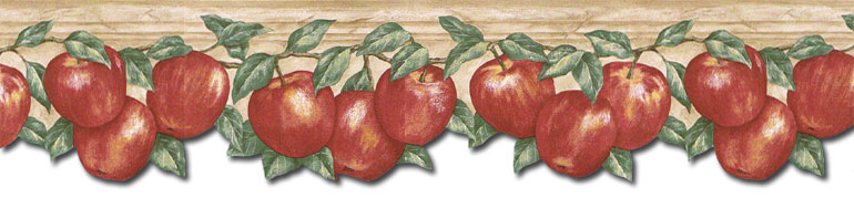 Free download Country Apple Wallpaper Border CB5558BD red apples ...