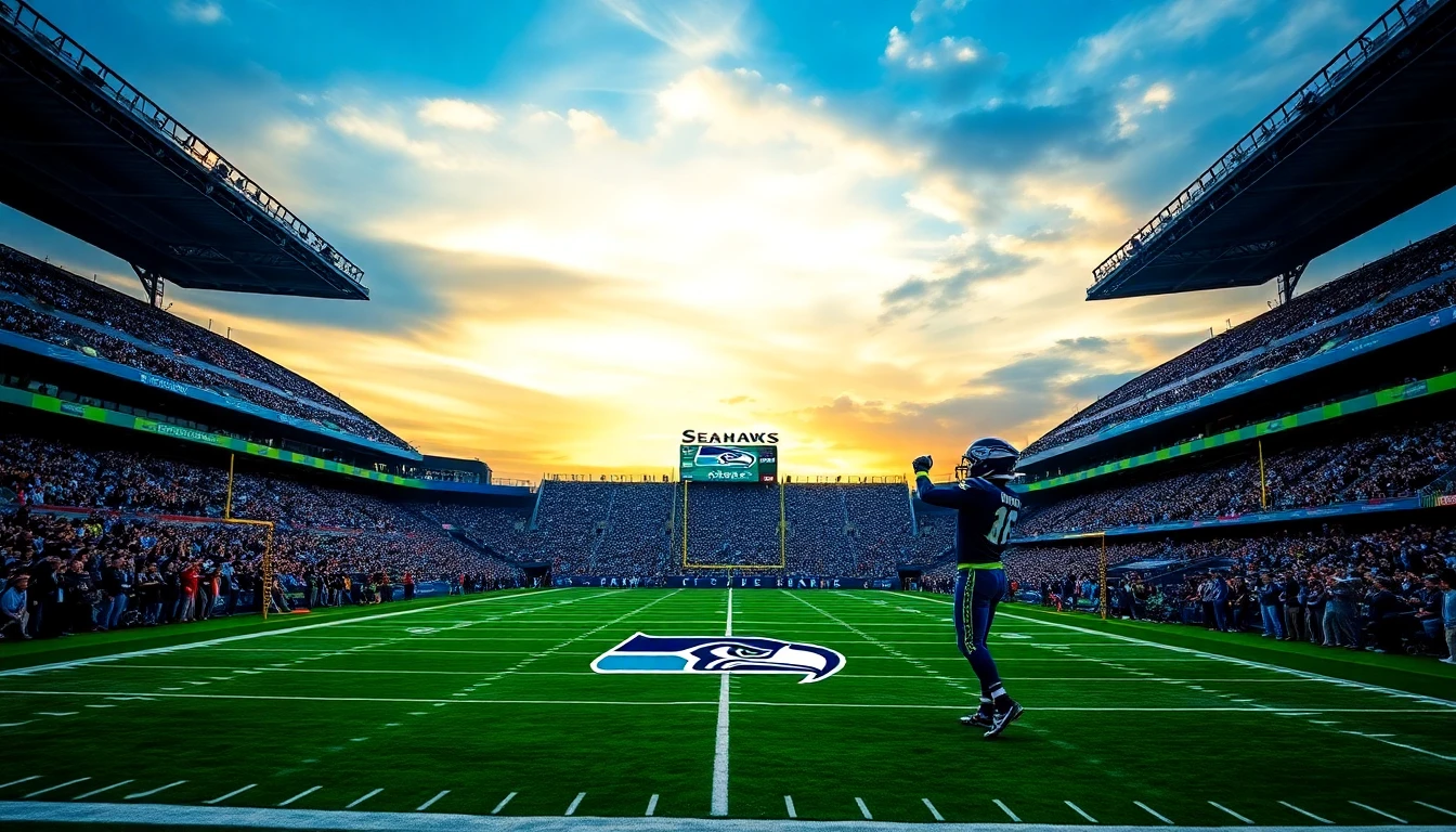 🔥 Free Download Seattle Seahawks Football Field Wallpaper by ...