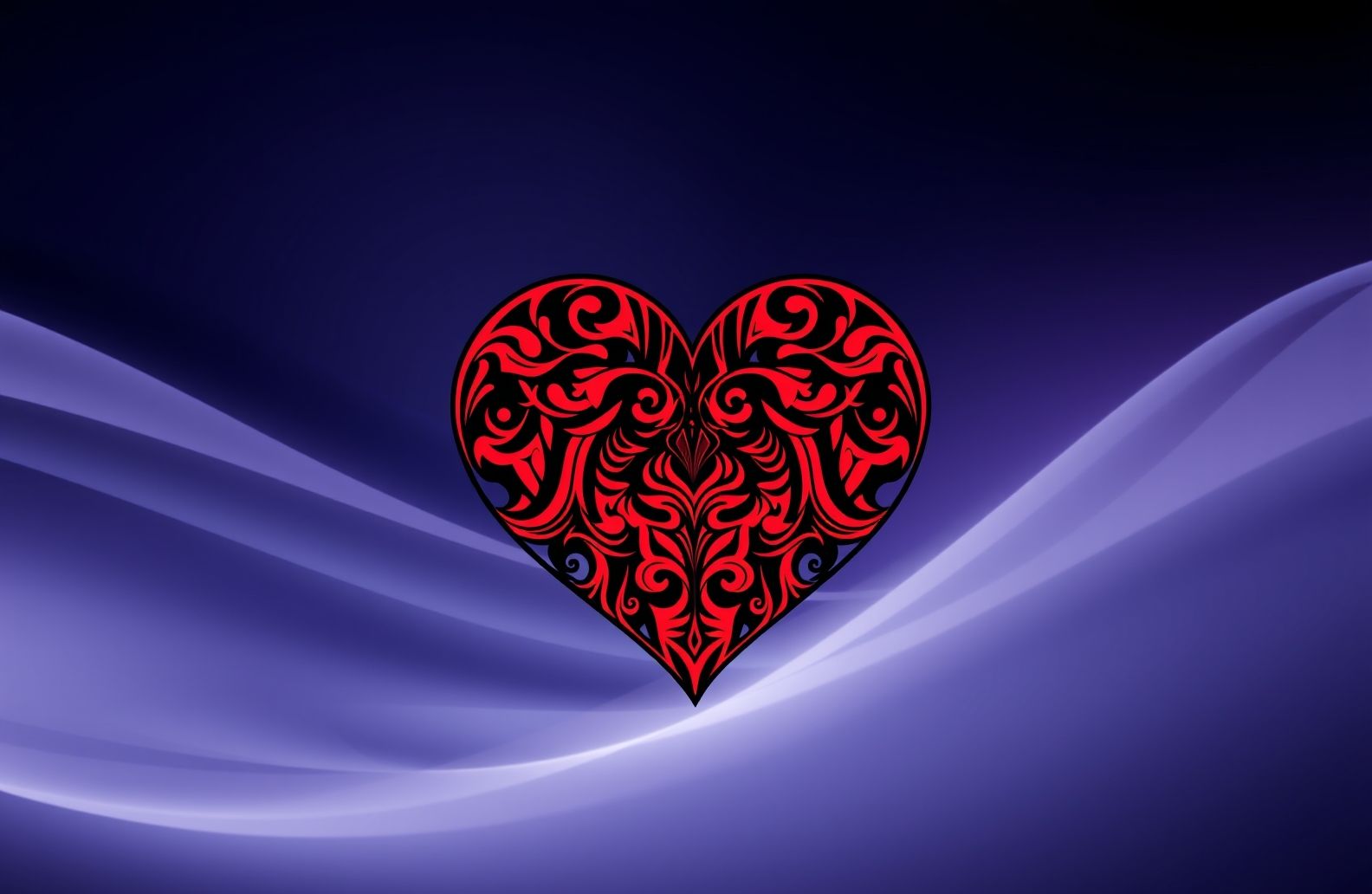 🔥 Free Download Red And Black Heart Wallpaper by @ahernandez12 ...