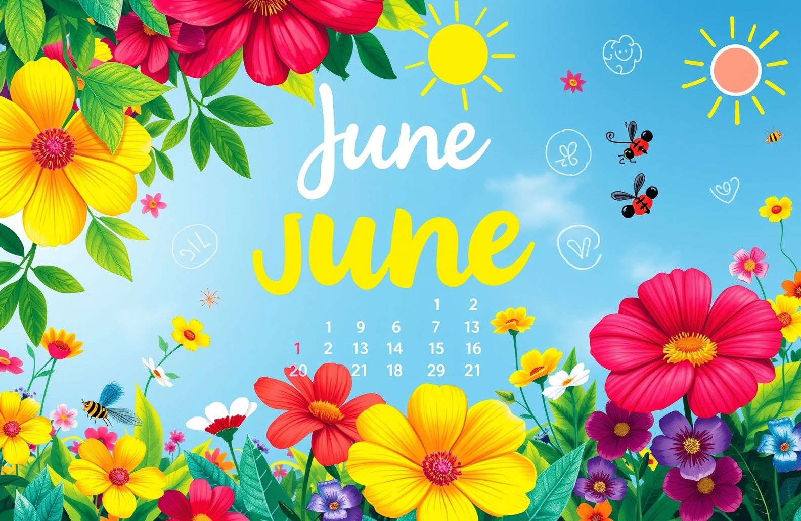 🔥 Free Download June Calendar Wallpaper by @daniellehenry | WallpaperSafari