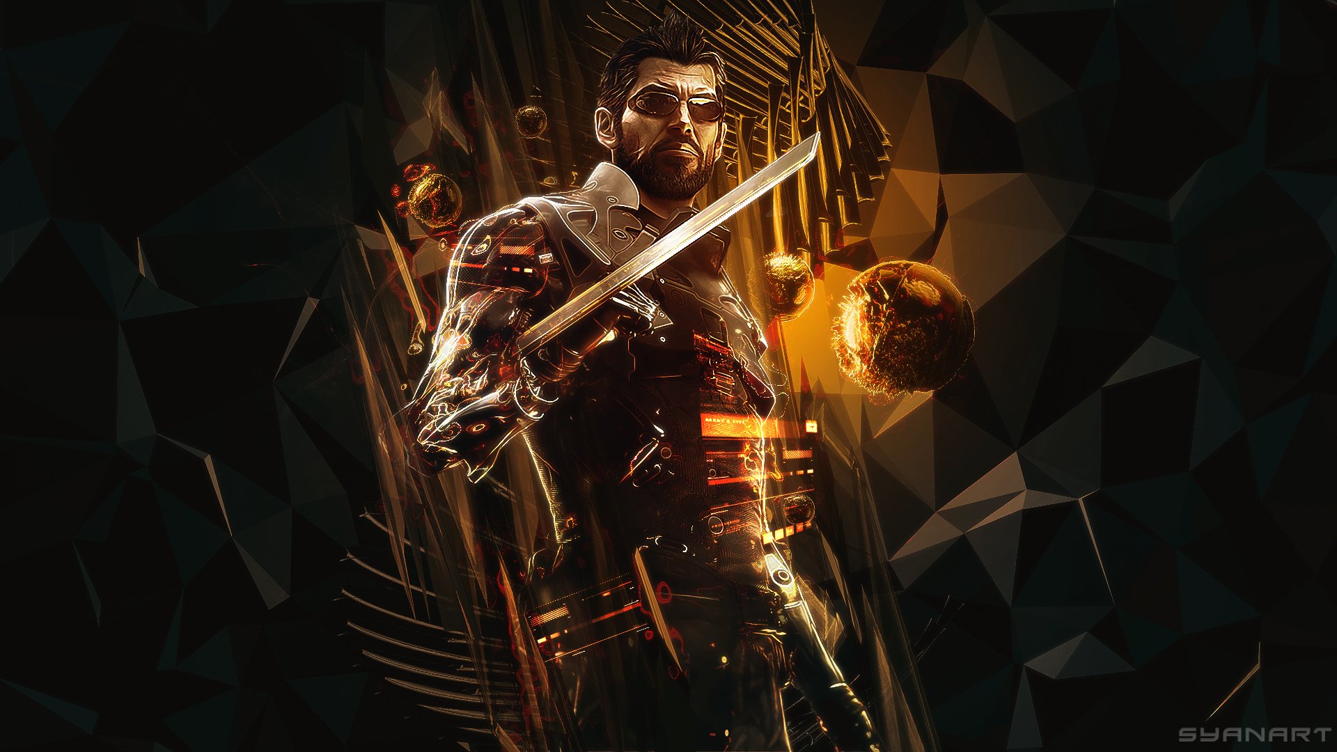 🔥 Free Download Adam Jensen Video Game Deus Ex Wallpaper by ...