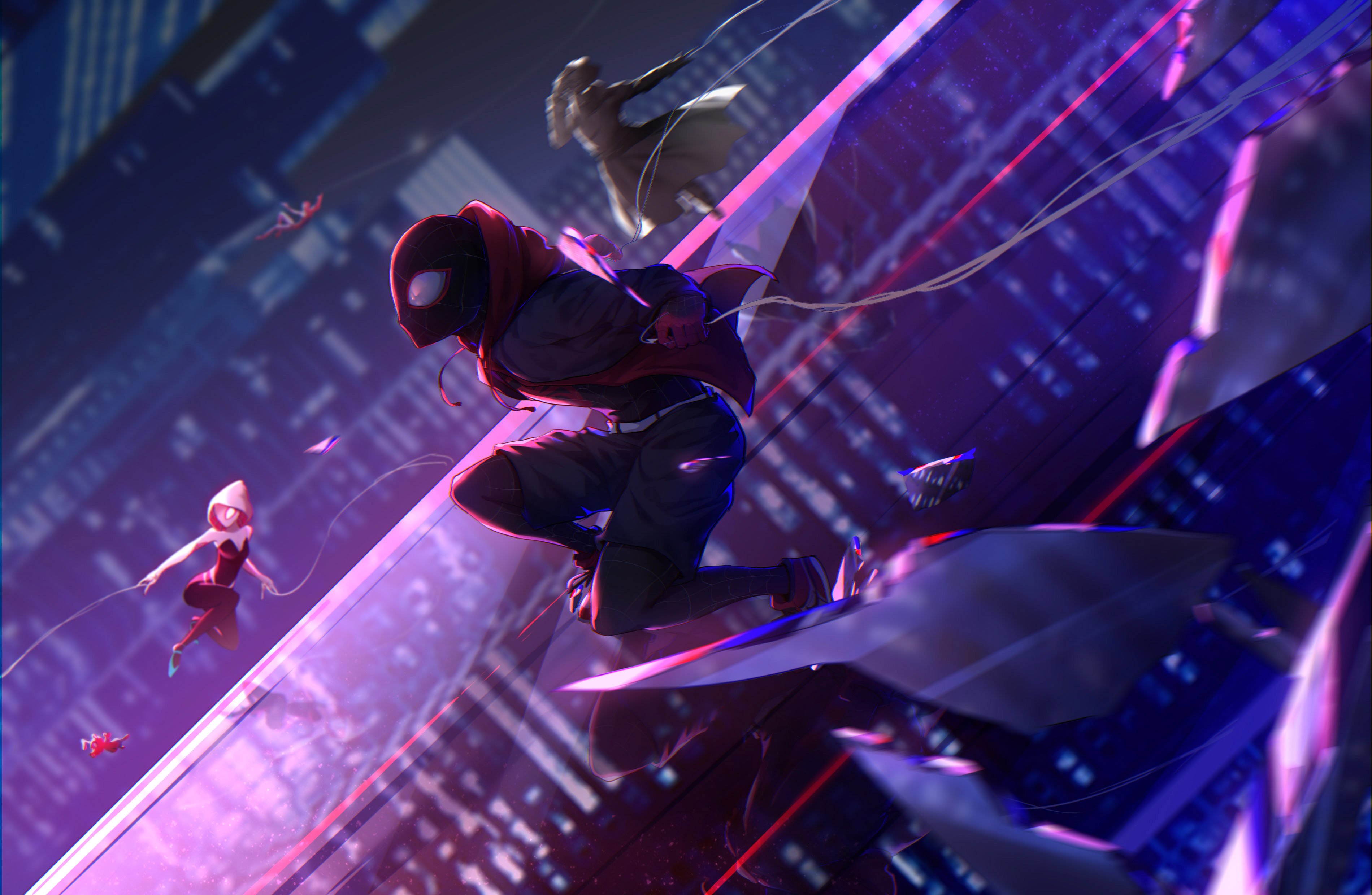 🔥 Free Download Spider Verse Universe 5k Wallpaper Hd Superheroes 4k by ...