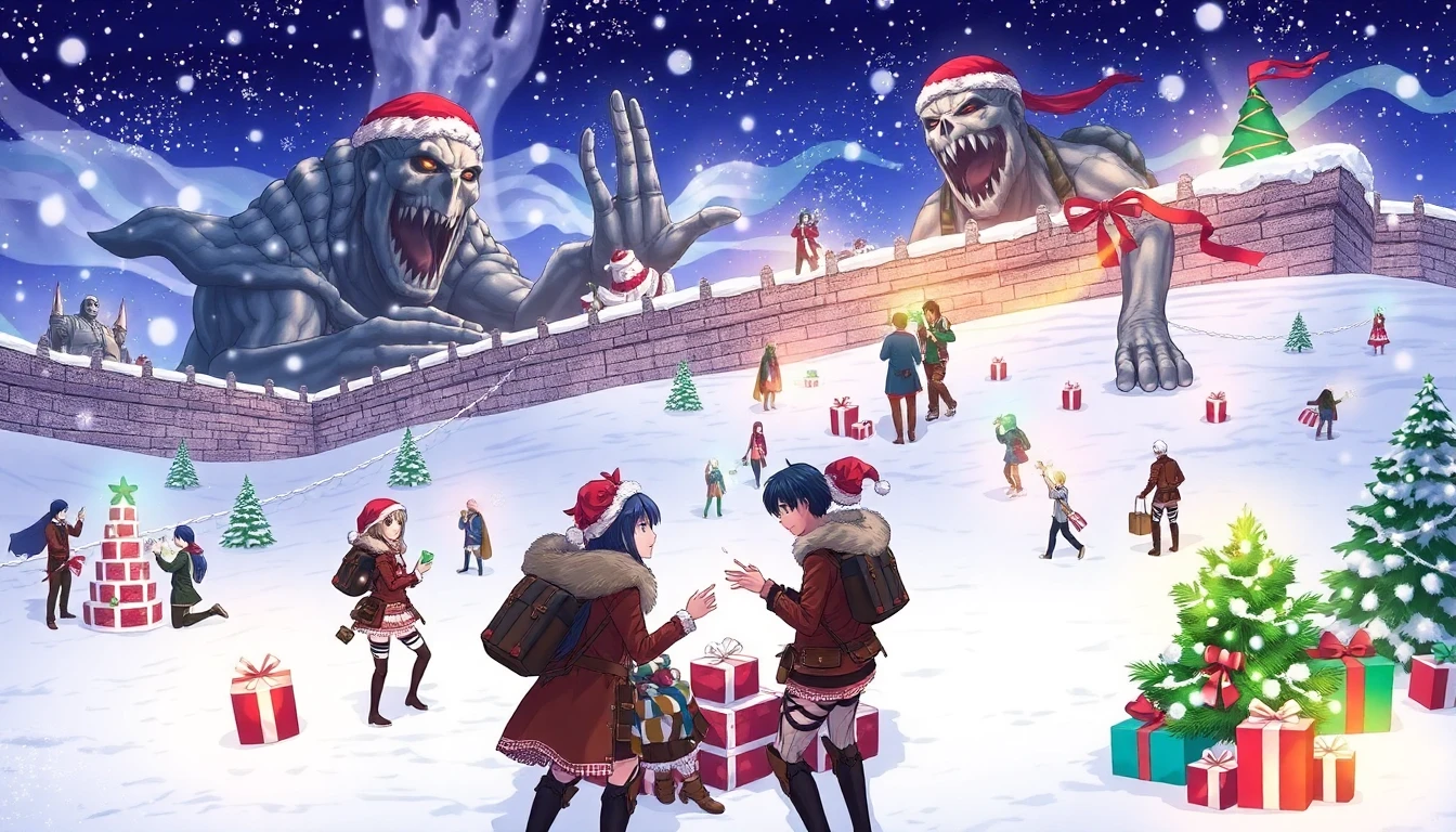 🔥 [30+] Attack On Titan Christmas Wallpapers | WallpaperSafari