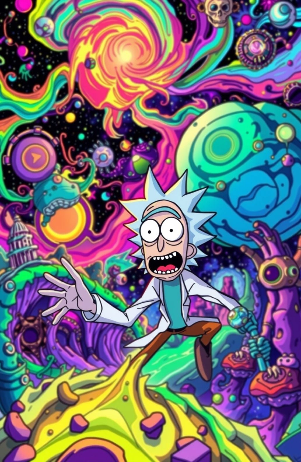 🔥 [60+] Supreme Rick And Morty Wallpapers | WallpaperSafari
