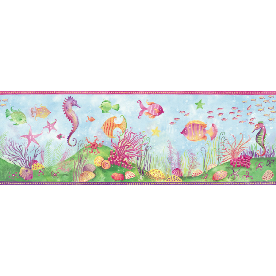 🔥 Free download Shop Sanitas Fun N Flirty Fish Prepasted Wallpaper ...