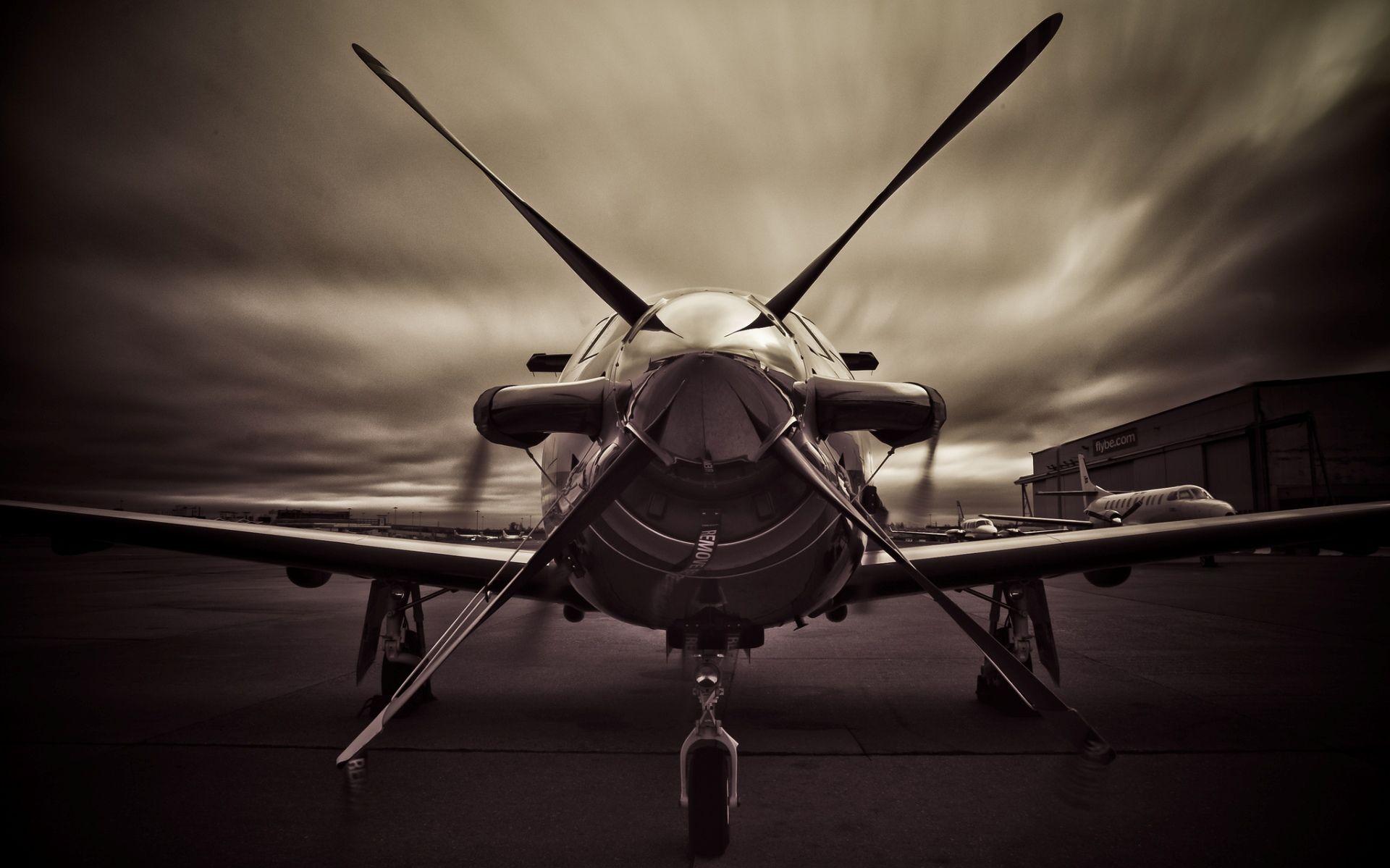 🔥 Free Download Dark Plane General Aviation Airplane Wallpaper by ...