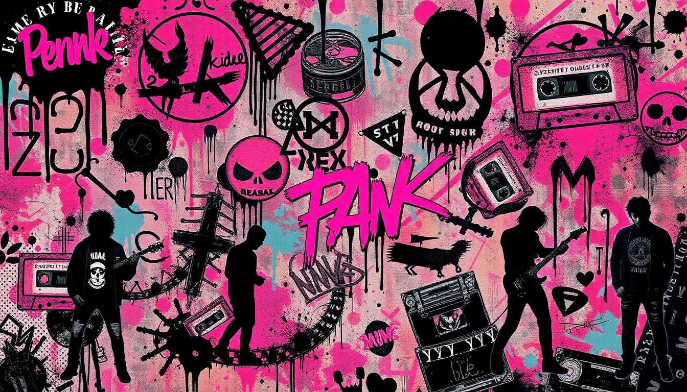 Emo Punk Background