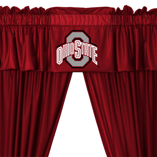 Ohio State Curtains NCAA Sports Team Ohio State BUCKEYES, Handmade