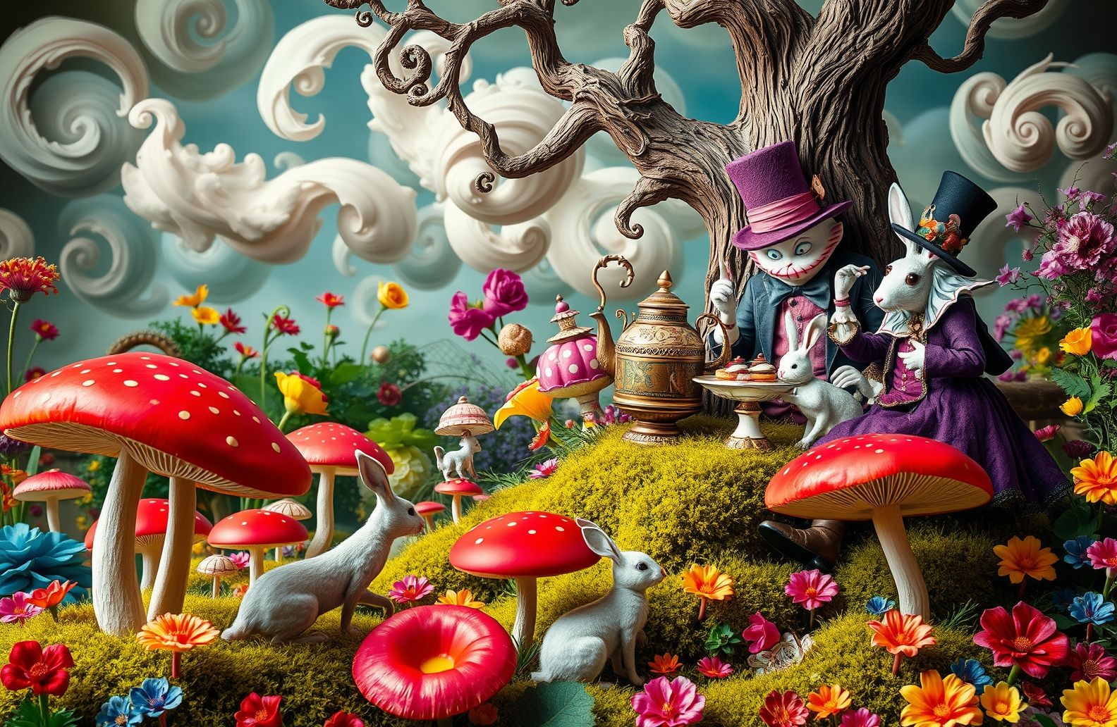 🔥 Free Download Alice In Wonderland Wallpaper by @waltersmall ...