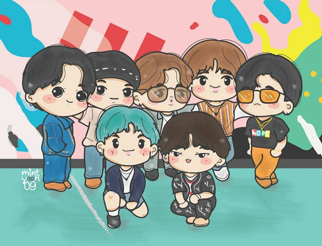 🔥 Free Download Top Bts Cartoon Wallpaper Hd by @jperez19 | WallpaperSafari